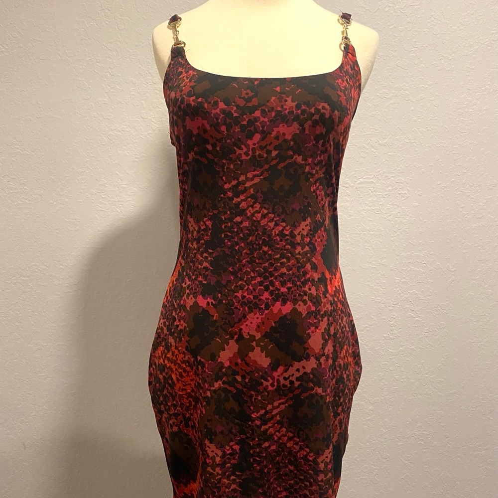 Snake Print Mini Dress - Gem